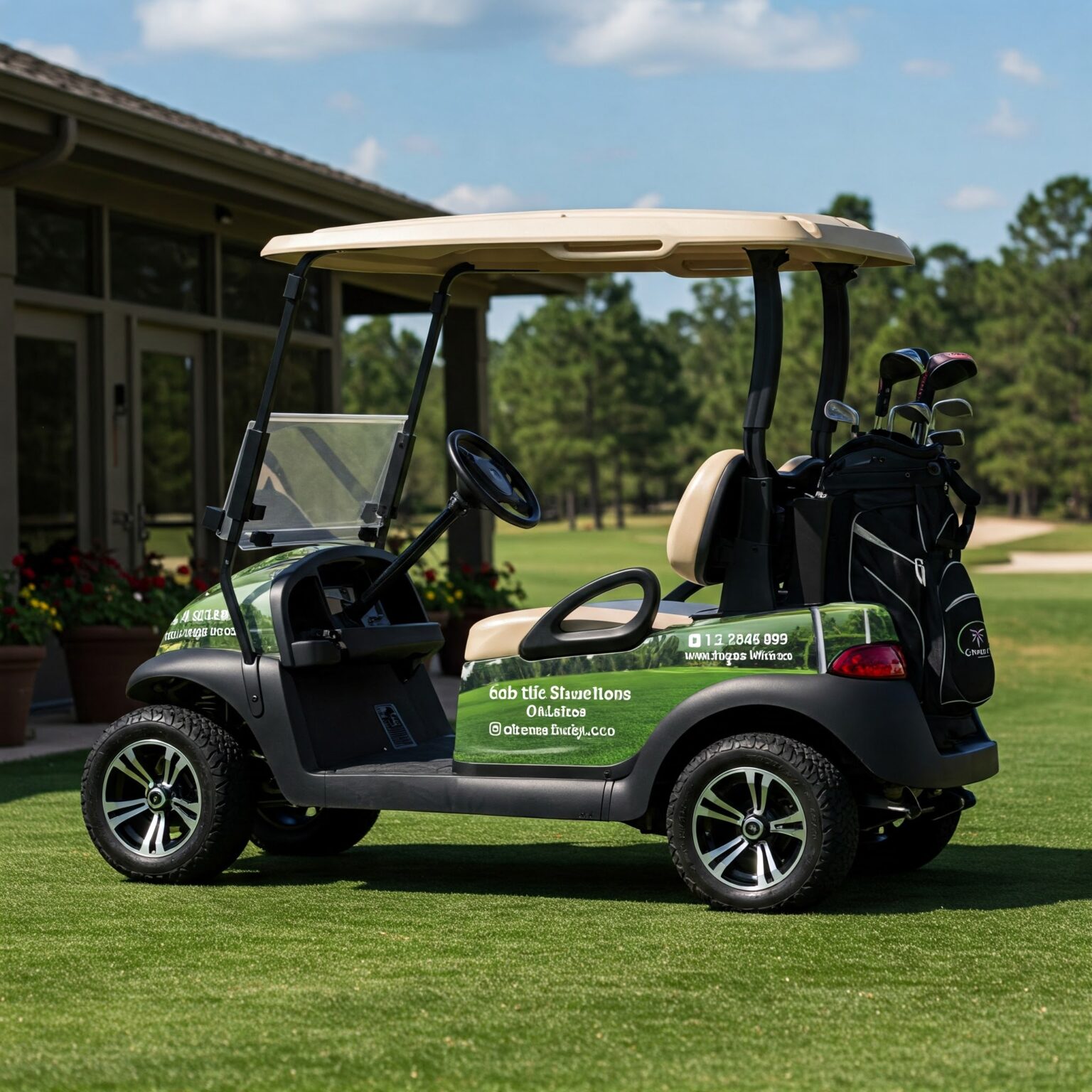 10 Stunning Golf Cart Wraps to Transform Your Ride in 2025 - golfequiphub