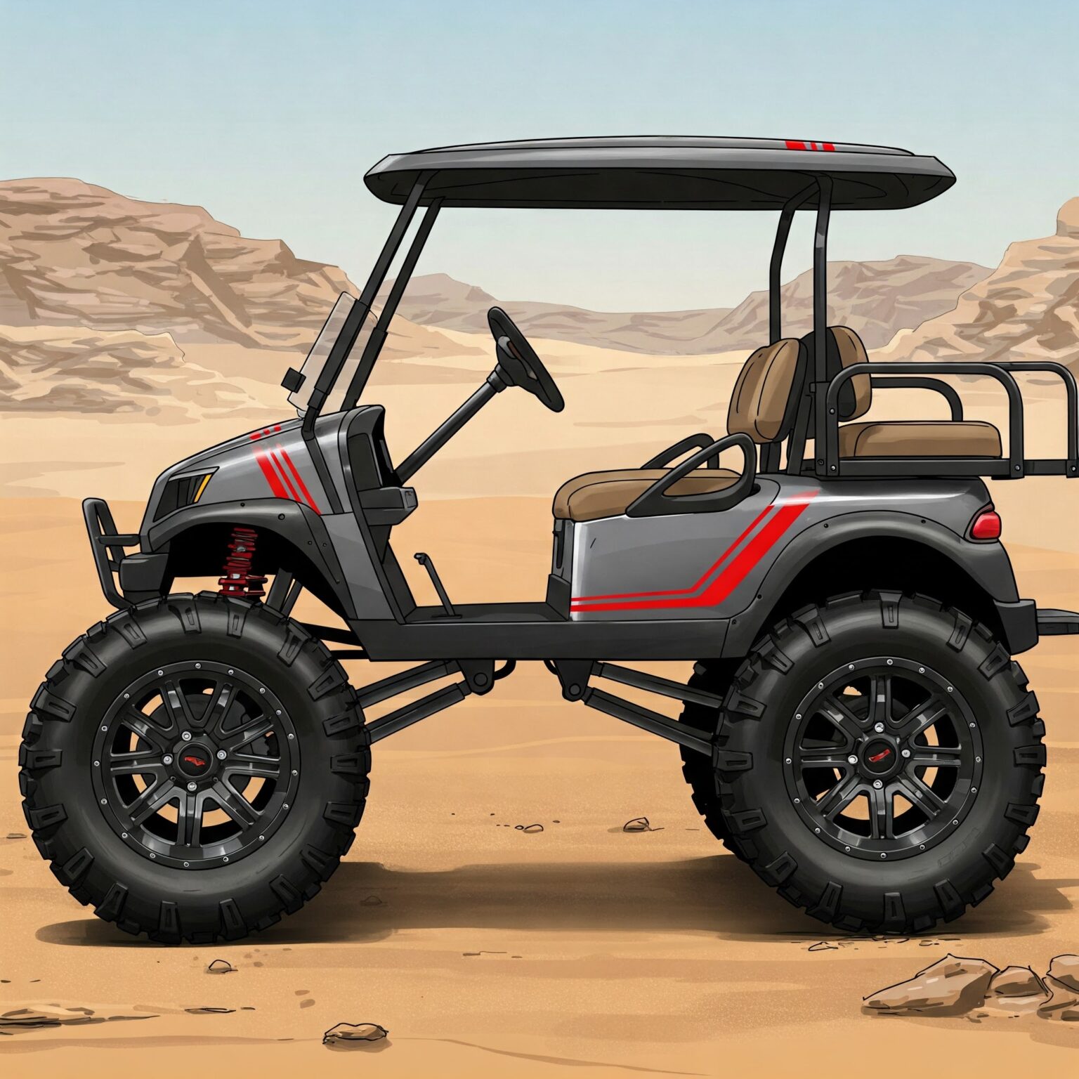 Lifted Golf Carts: 7 Best Options For Adventure and Style in 2025 - golfequiphub