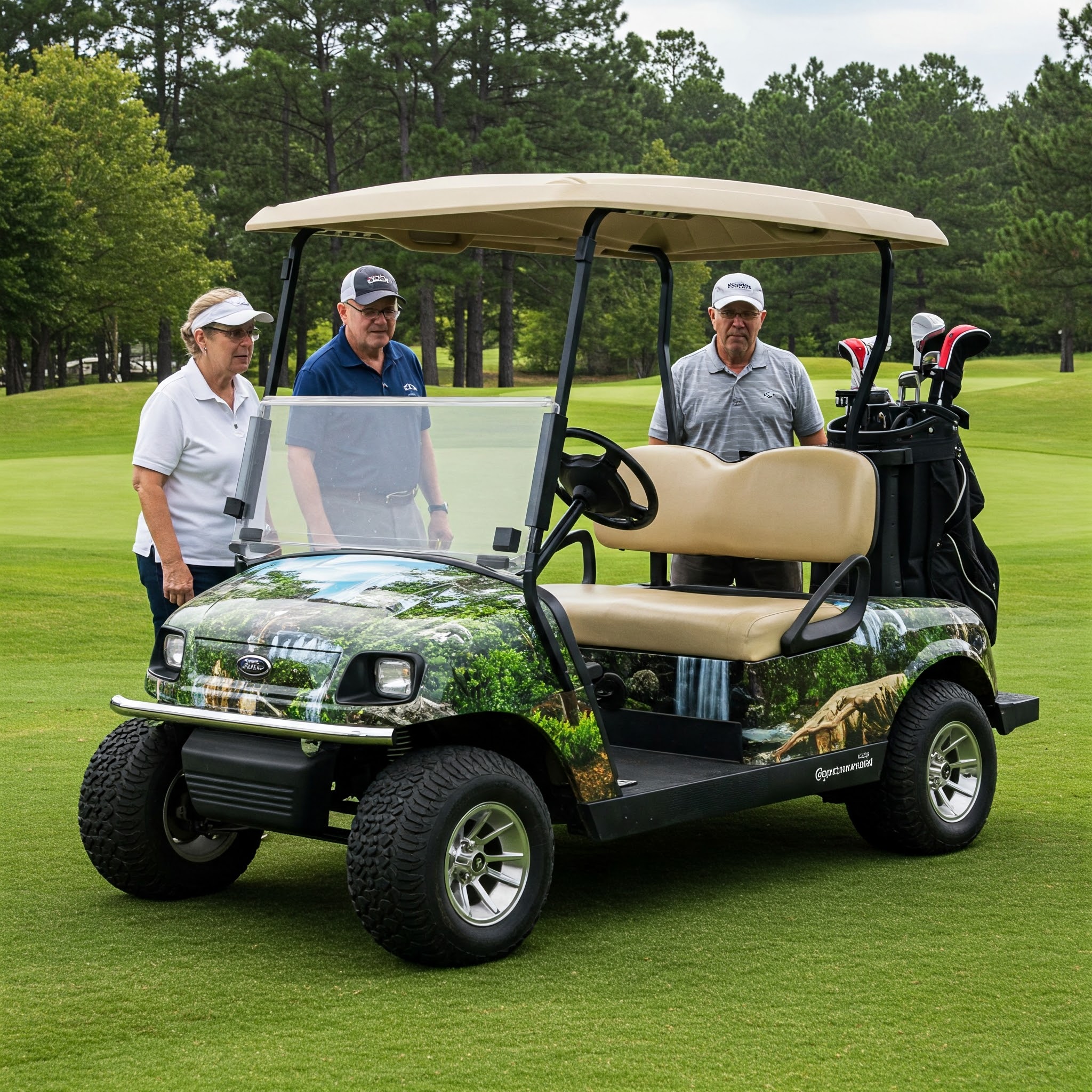 10 Stunning Golf Cart Wraps to Transform Your Ride in 2025 - golfequiphub