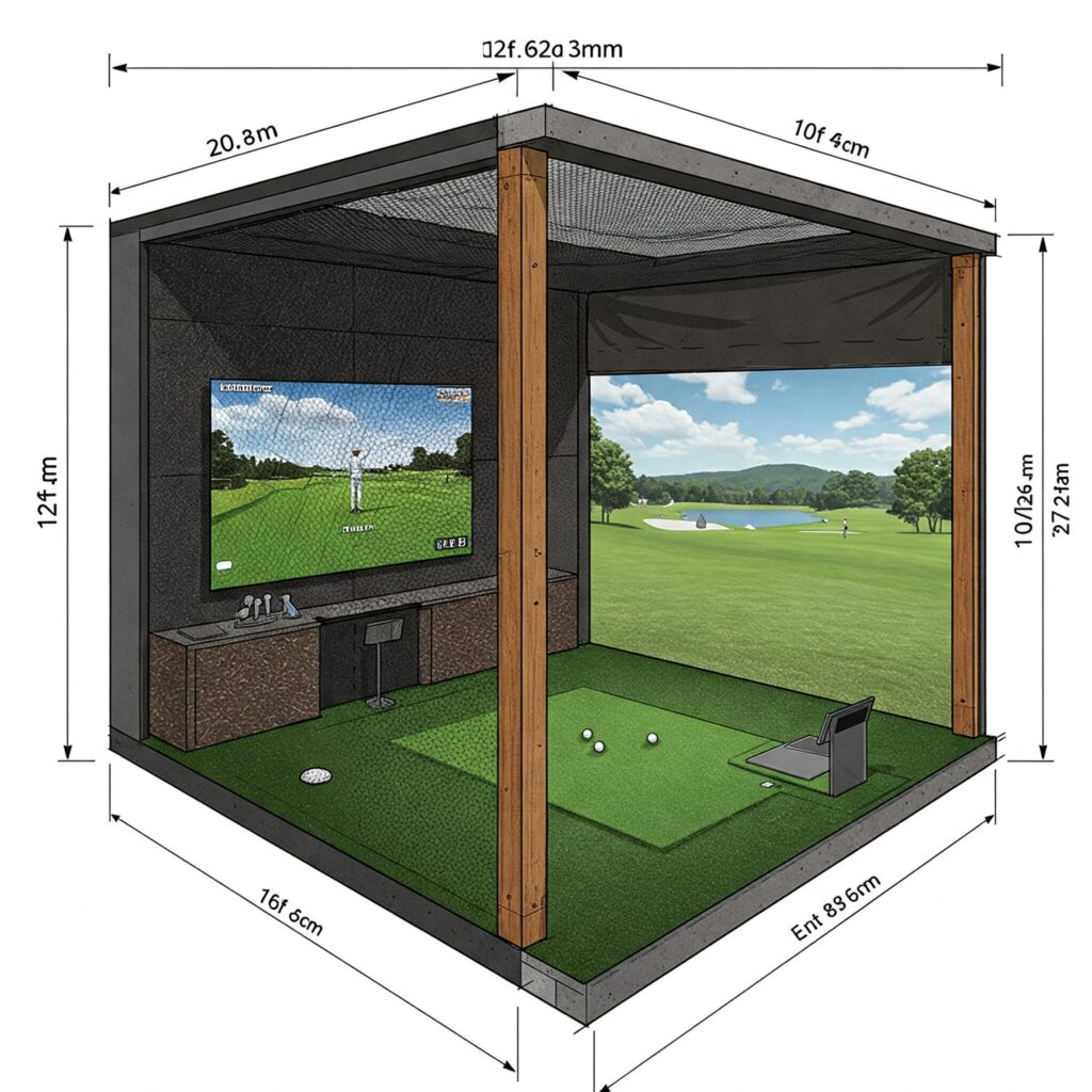 10 Best Golf Simulator Enclosure Options For Incredible Home Practice ...